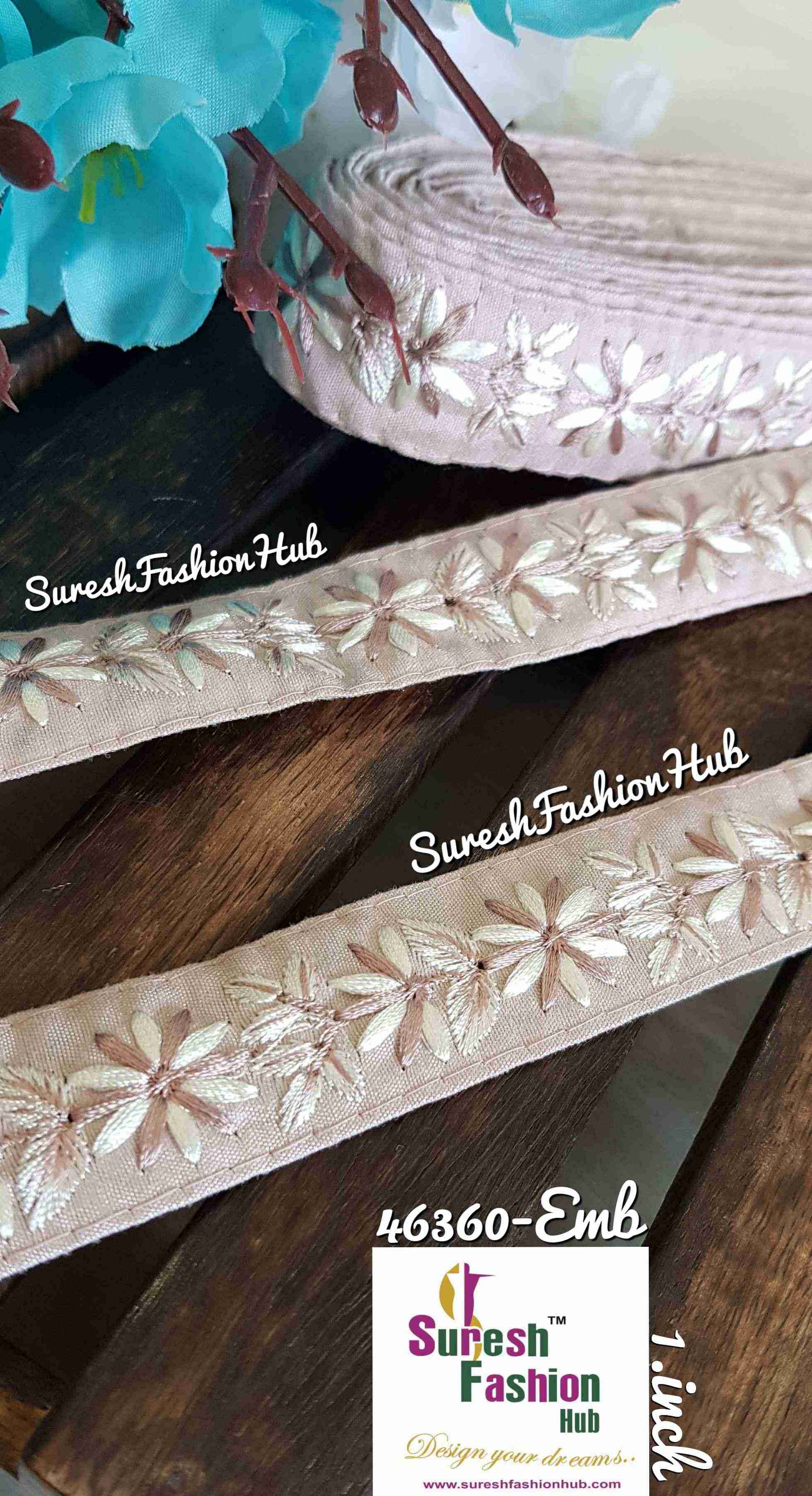 Dainty Daisies Lilac Designer Trim