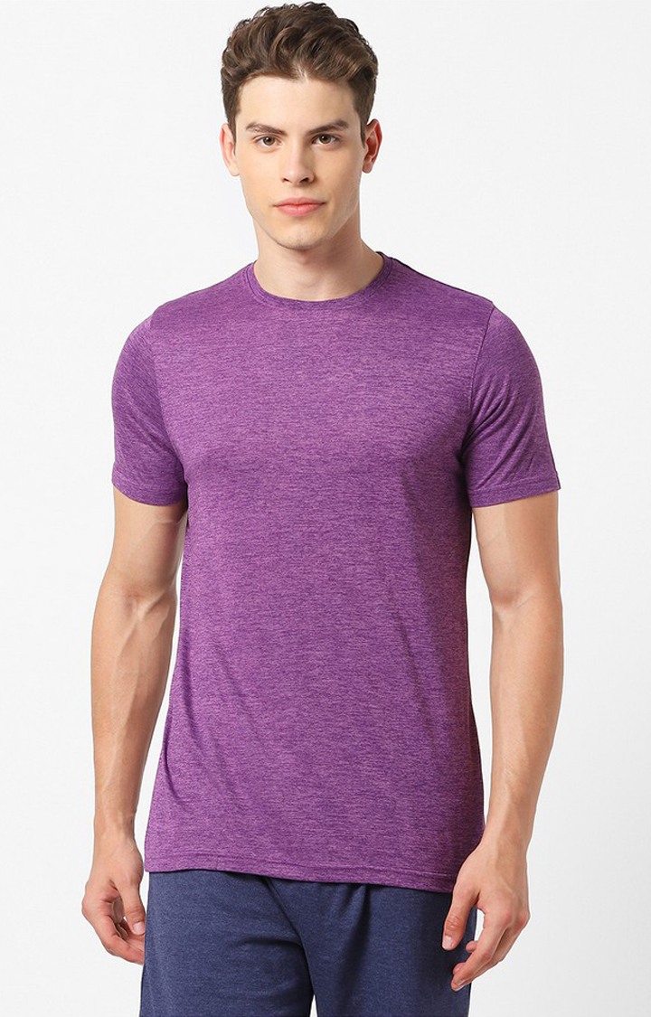 Purple Melange T-Shirts