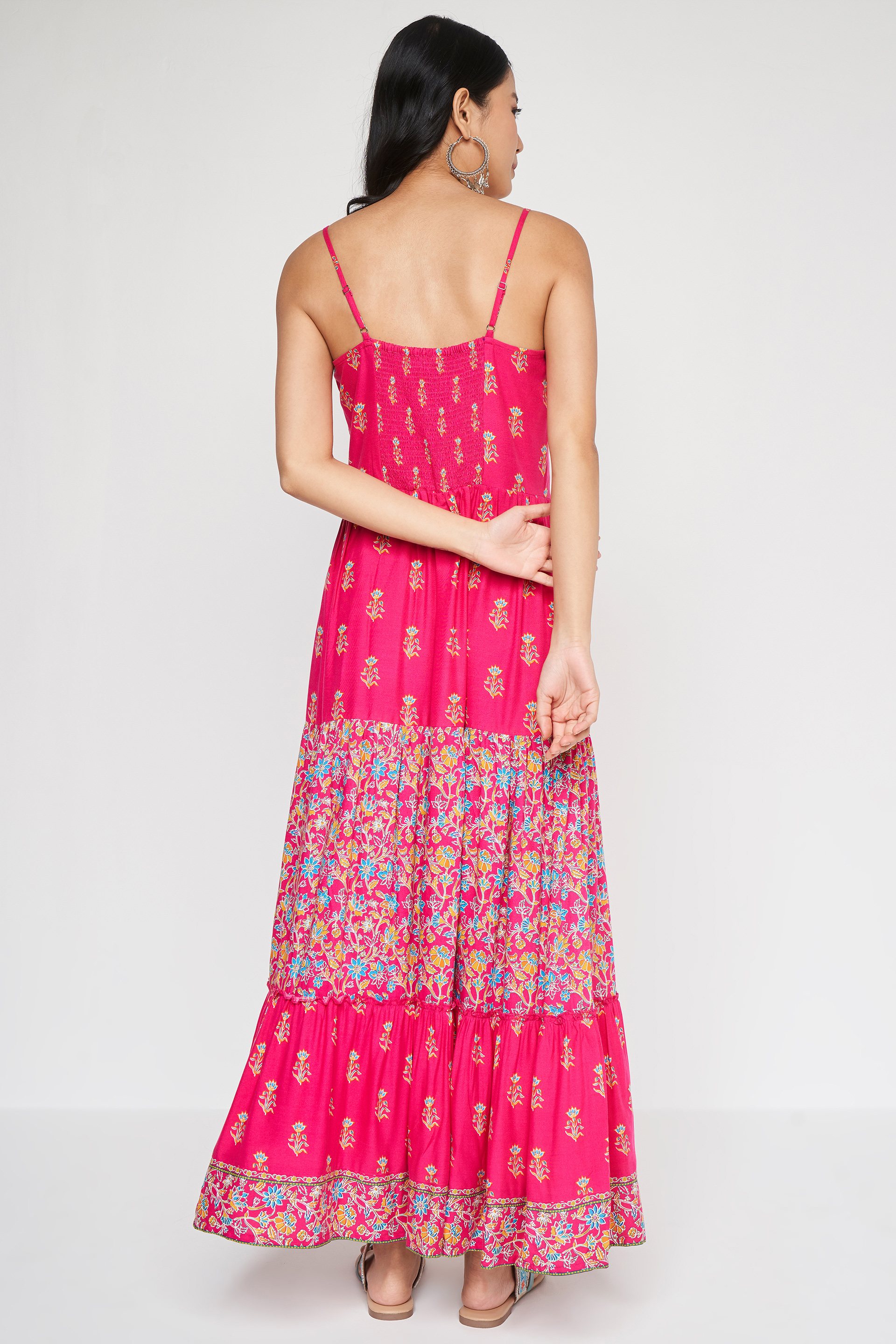 Gd Flared Pink Gown