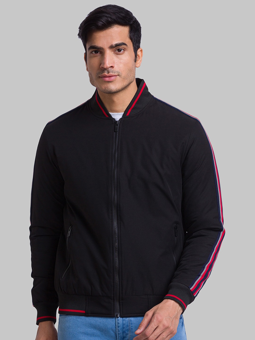 PARX Full Sleeve Black Zipper For Men