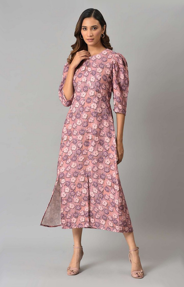 Women's Pink Cotton Dresses