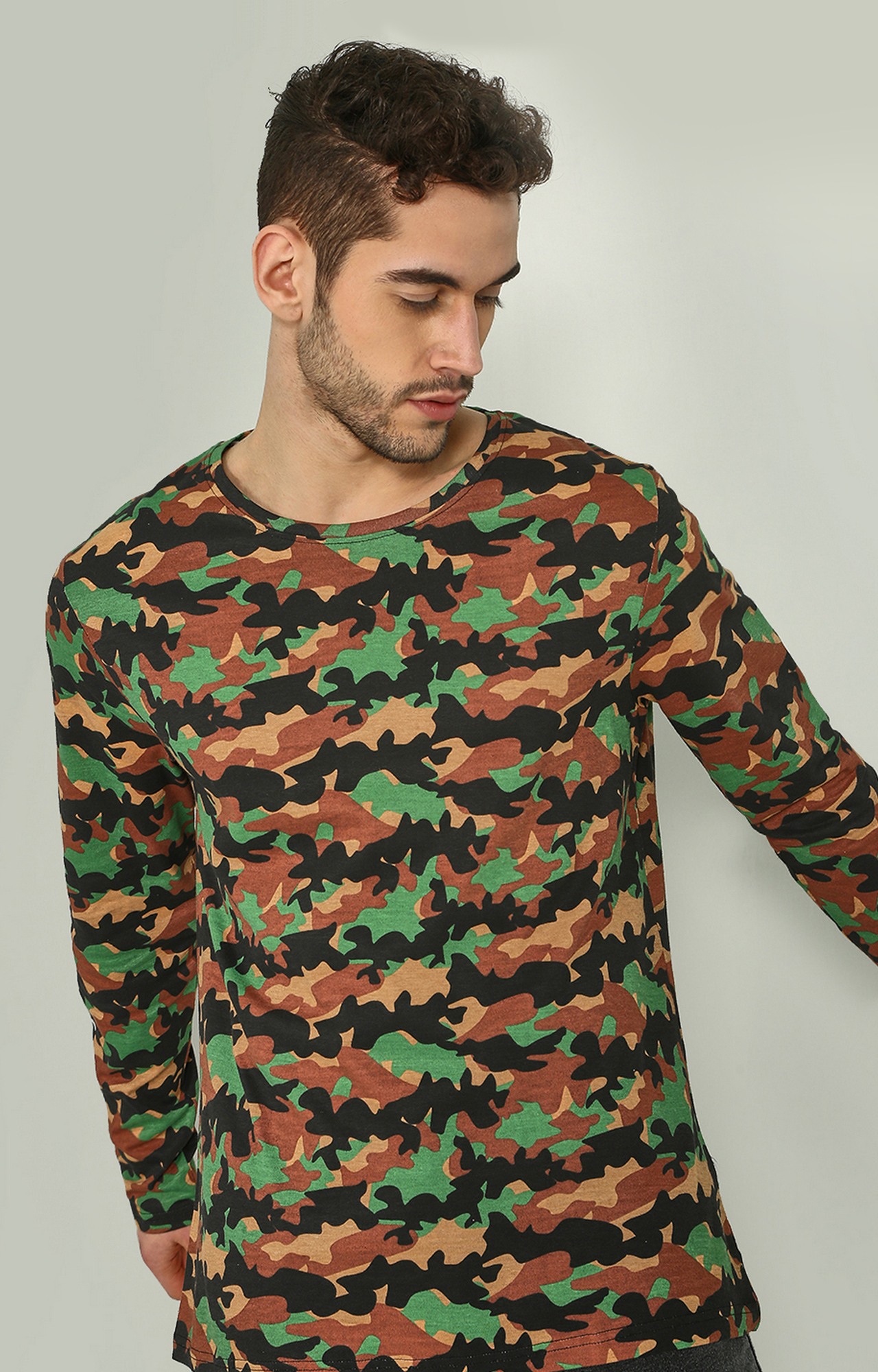 Blue Saint Men's Multi Regular Fit T-Shirts