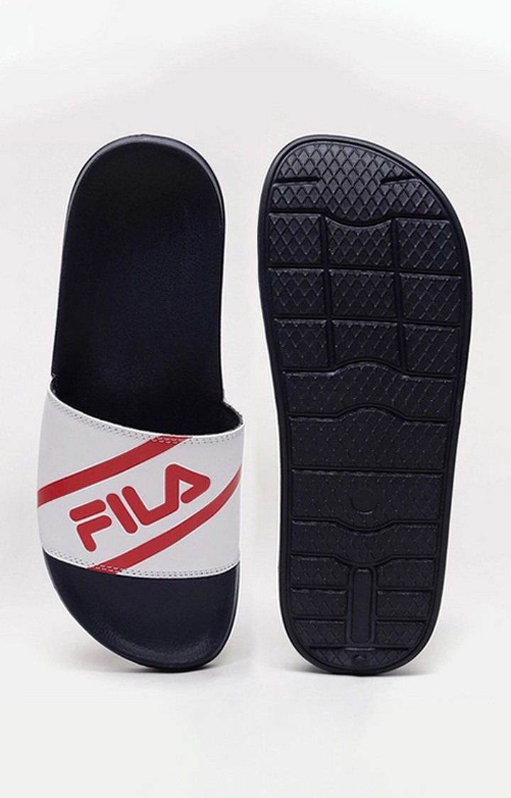Men's Black PU Flip Flops
