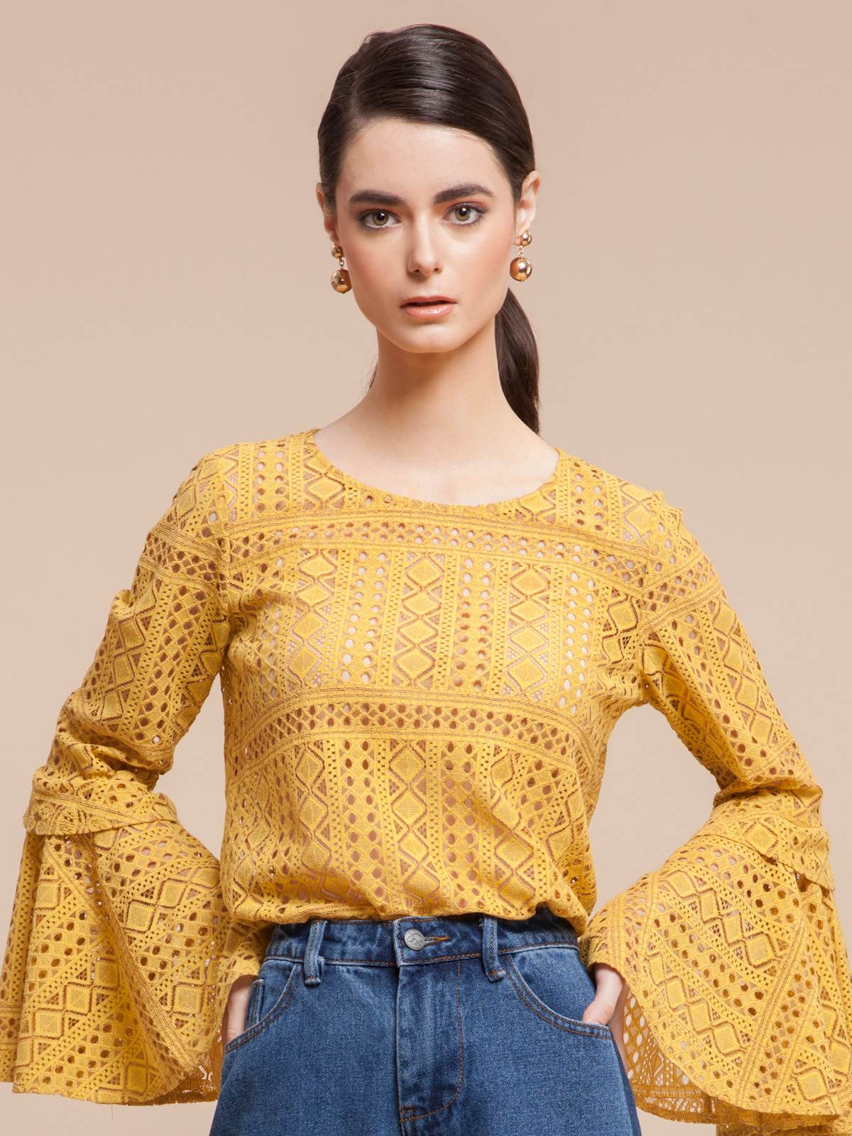 Classy Bell Sleeved Top