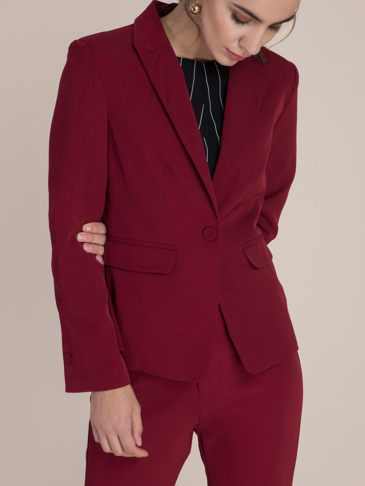 Classy Wine Blazer