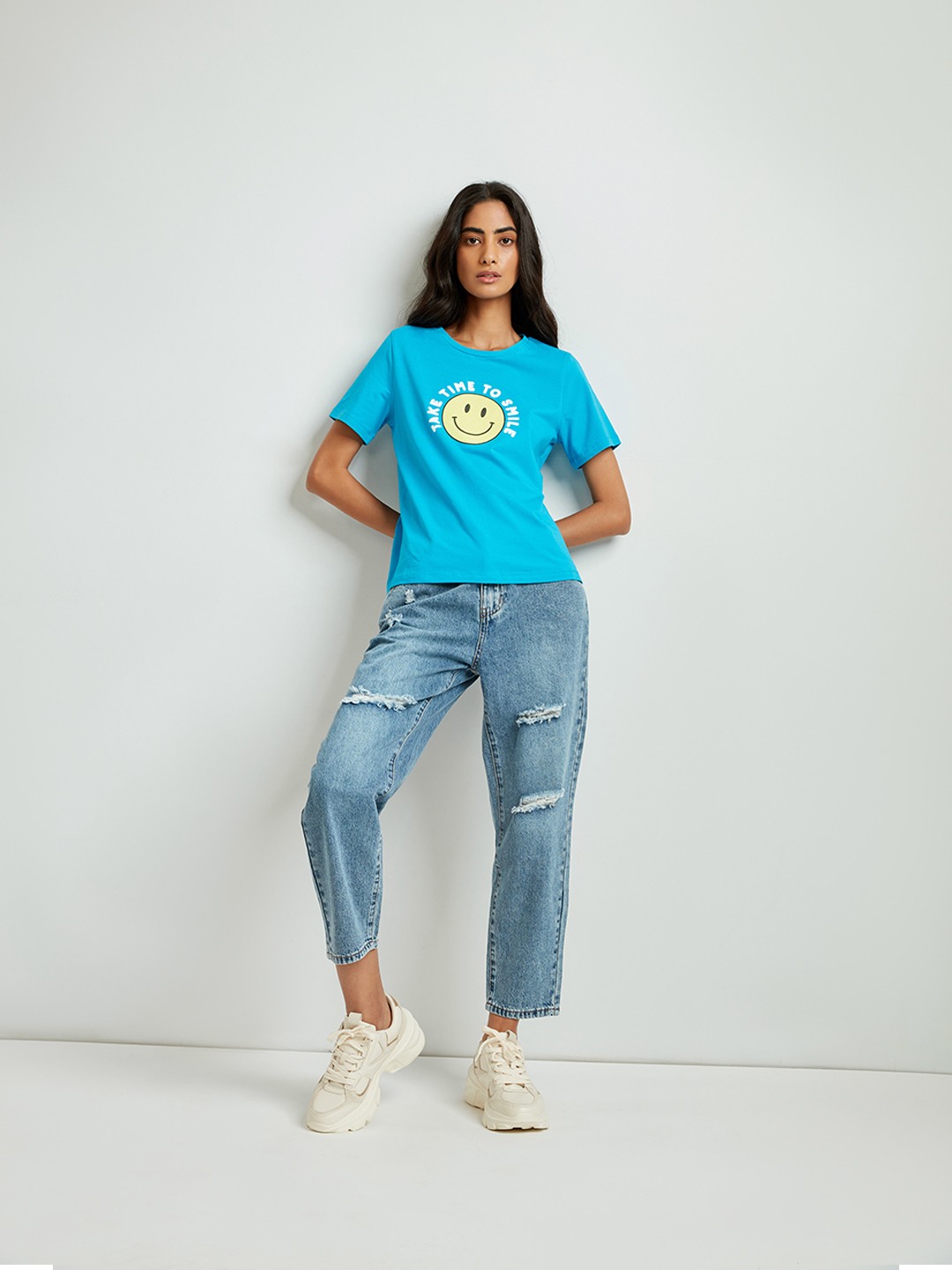 Smiley Face Graphic Tee