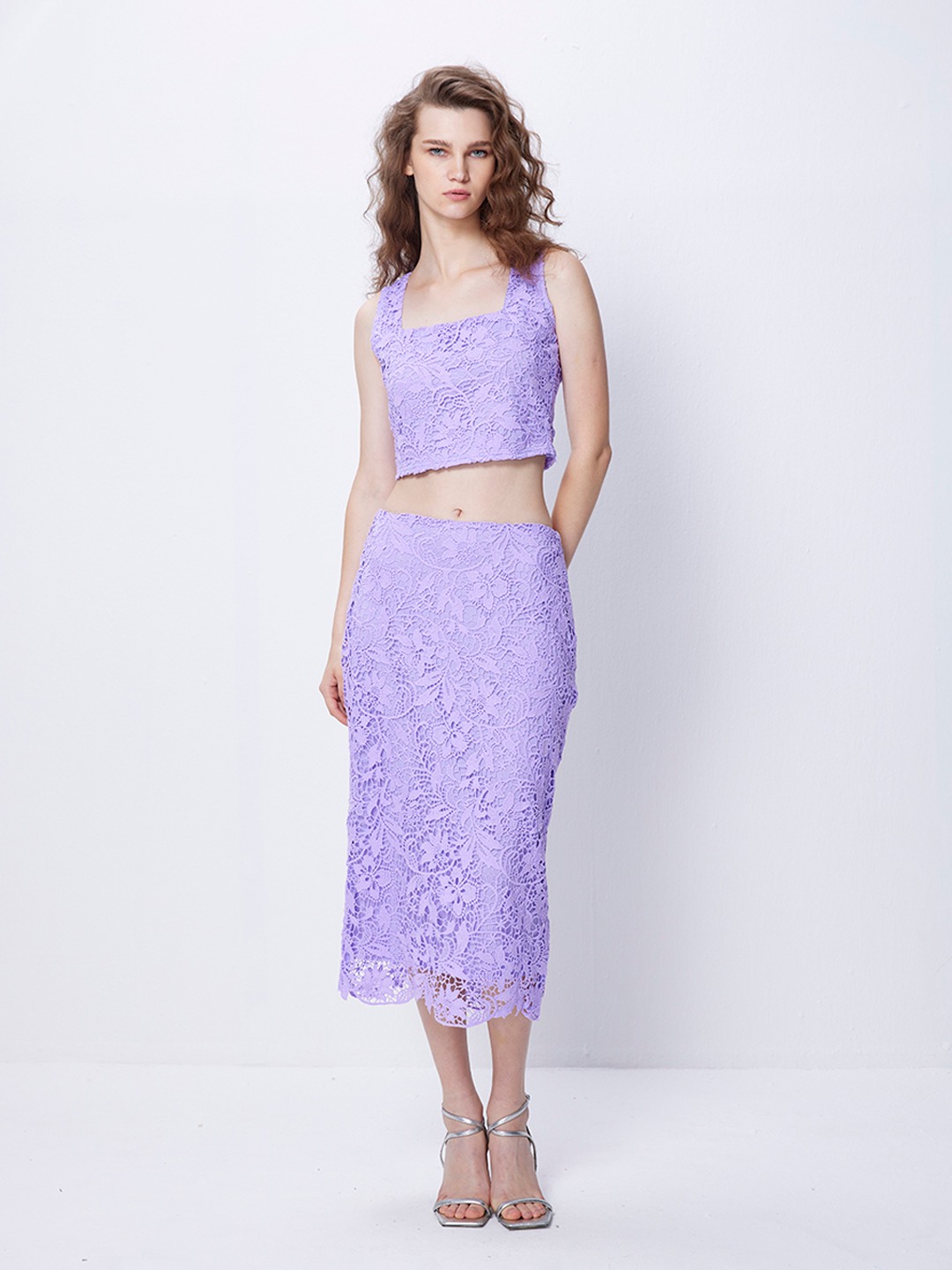 Lavender Lace Skirt