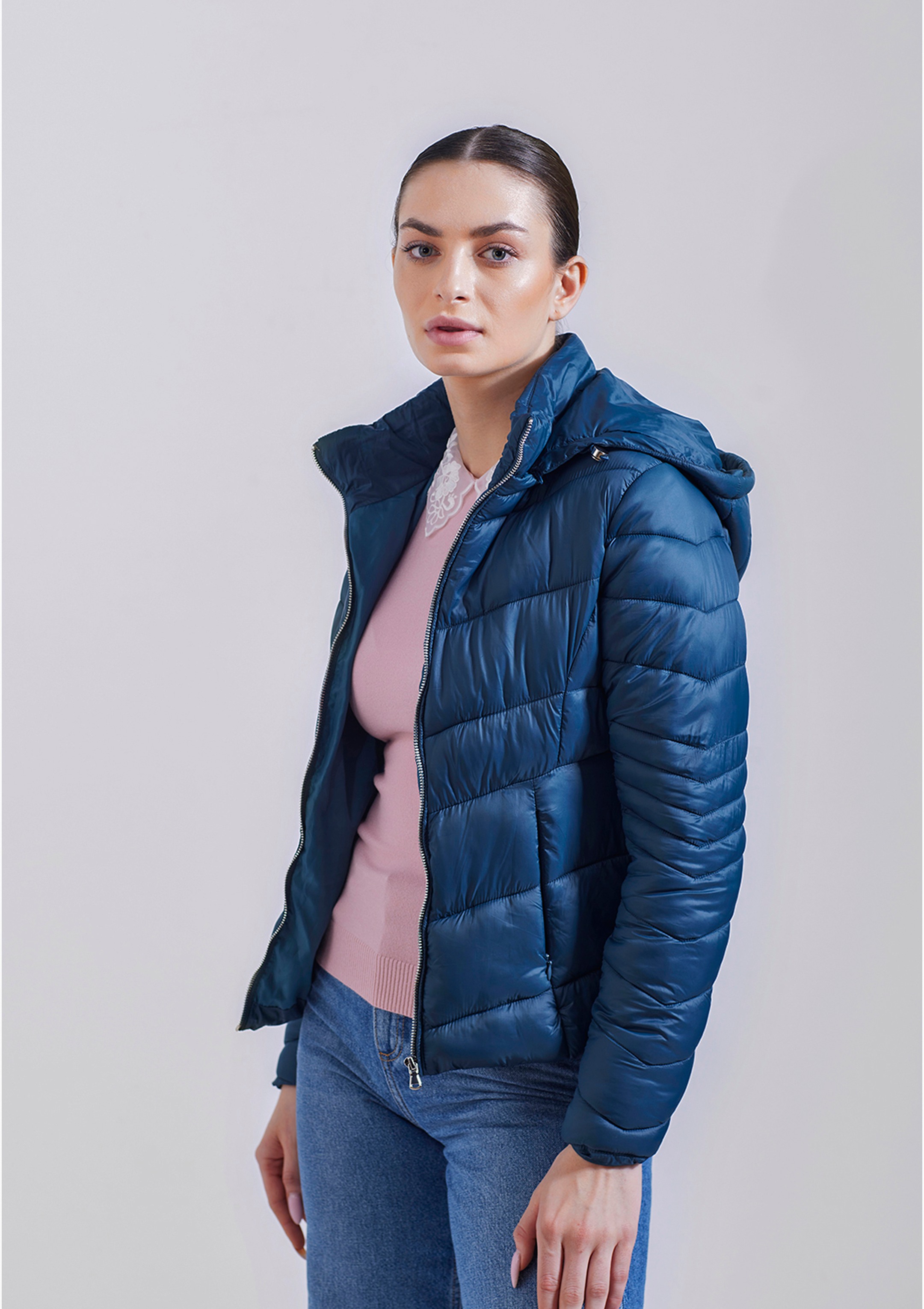BLUE PUFFER JACKET