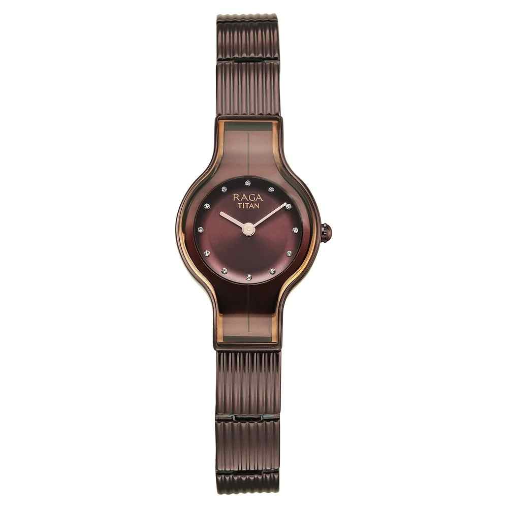 Titan Raga Glimmers 95328QM01F Women's Quartz Watch 22mm | BAFTIC
