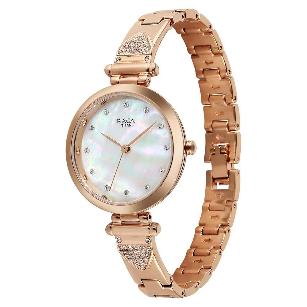 Titan Raga Glimmers 95363WM01 Women's Quartz Watch 32mm