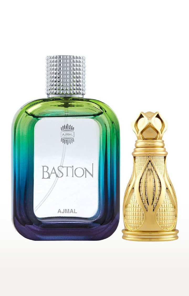 Ajmal Bastion EDP Perfume 100ml for Men and Khofooq Concentrated ...