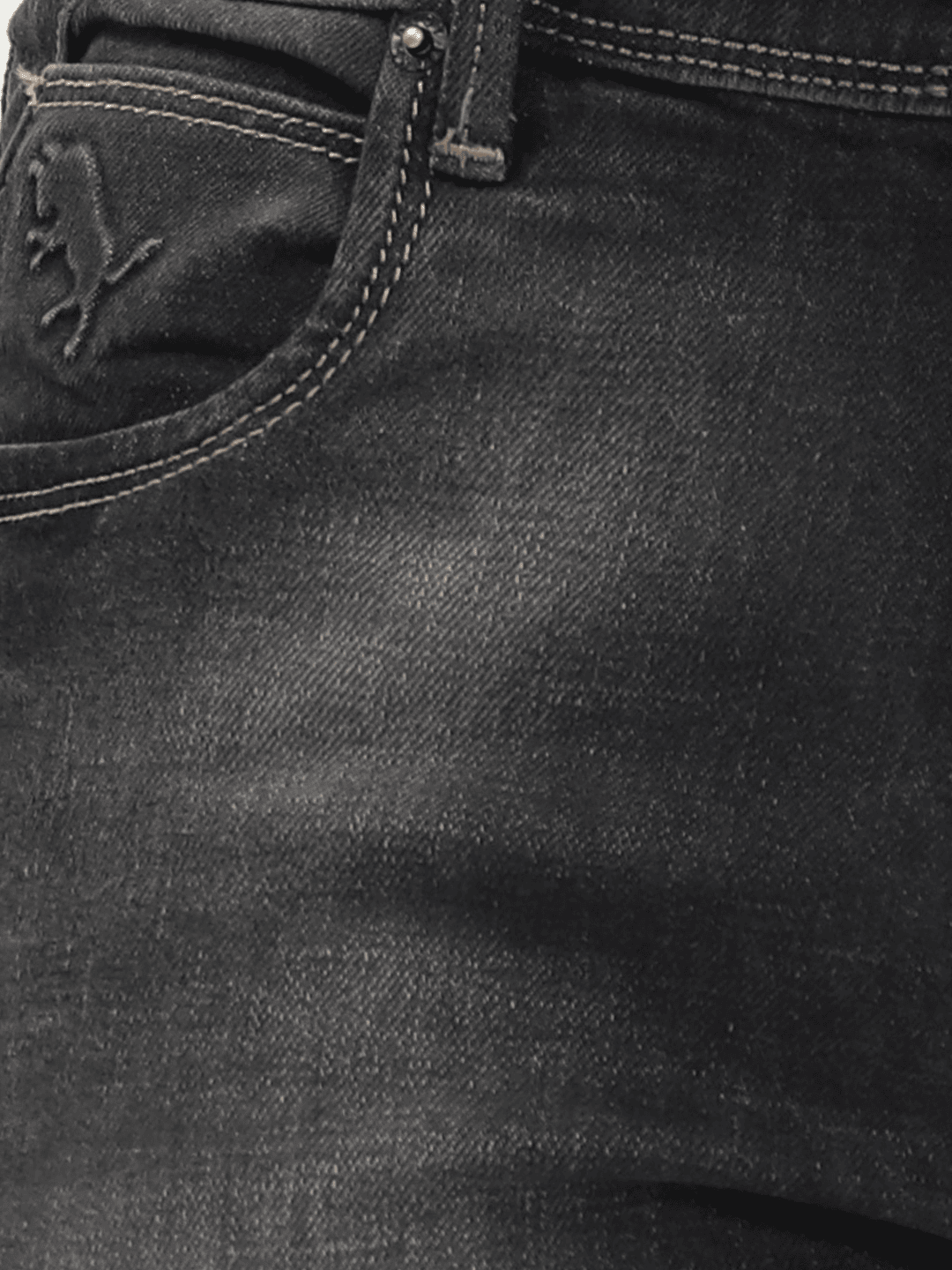 D'cot by Donear Men's Black Cotton Jeans