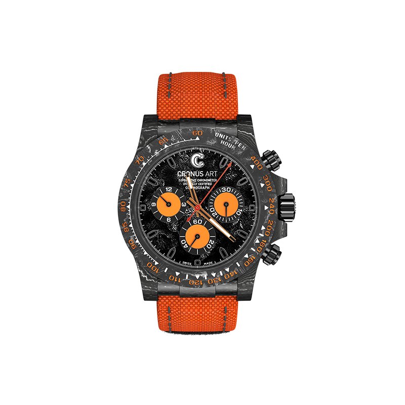 CM002-15C Men's Carbon Case Automatic Watch 40mm | BAFTIC