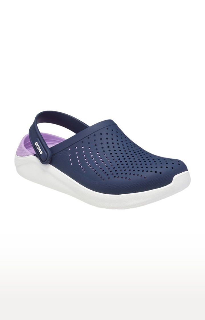 Men's Blue Solid Clogs