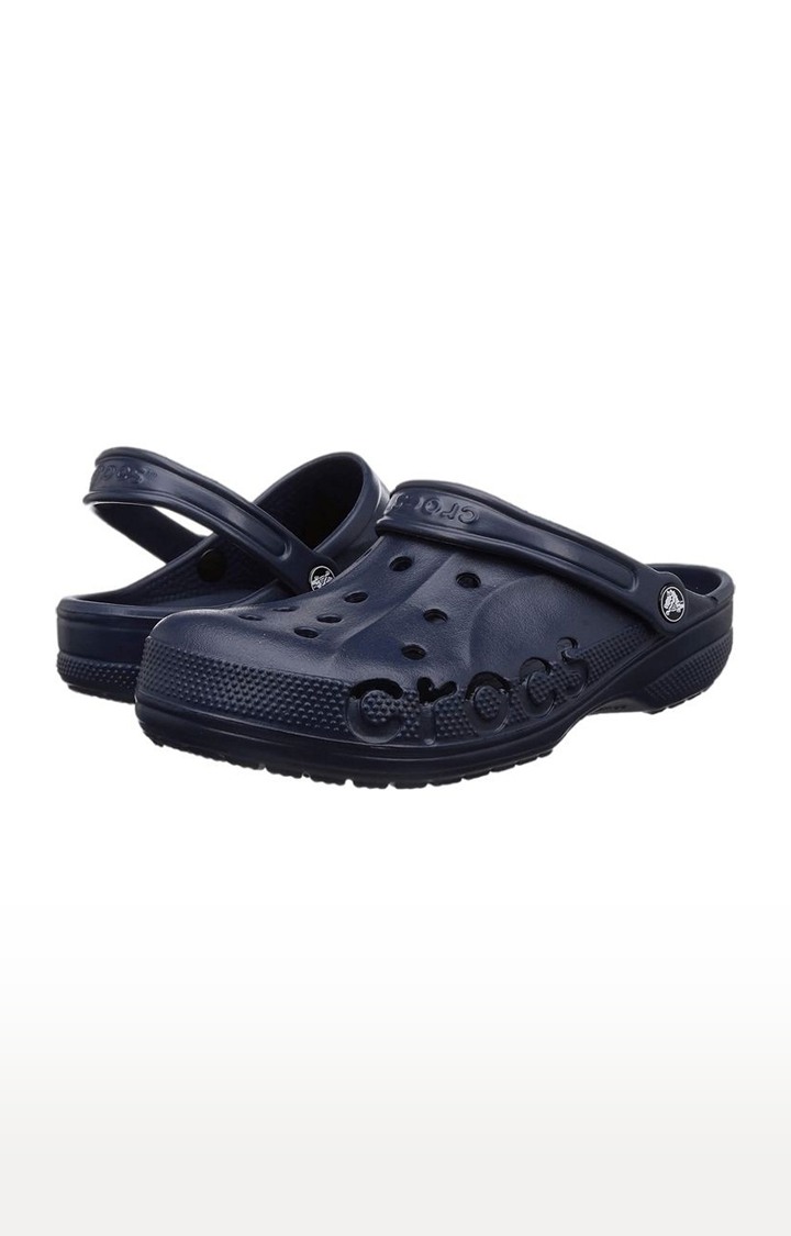 Unisex Blue Solid Clogs
