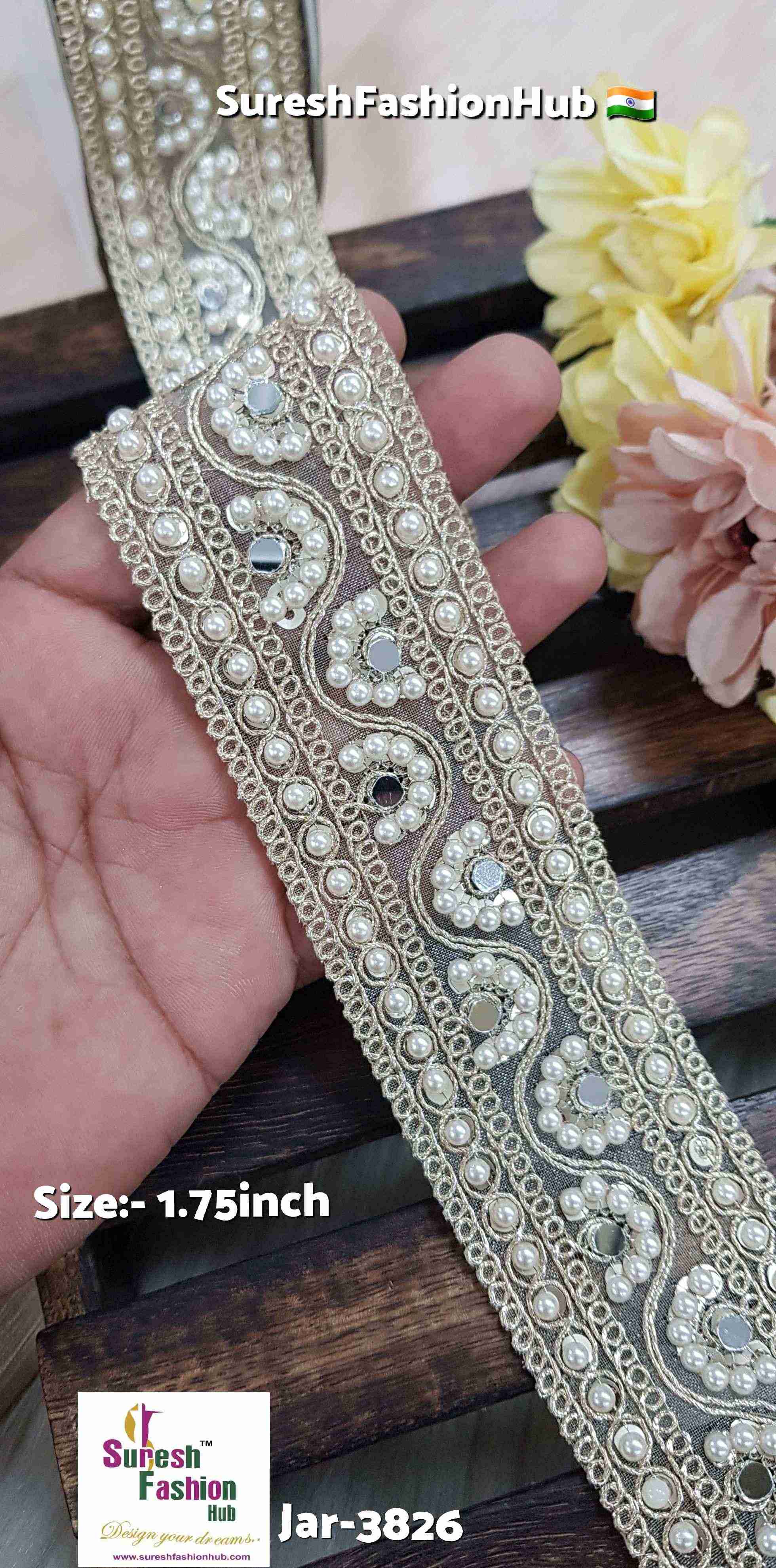 Pearl Dori Floral Lace
