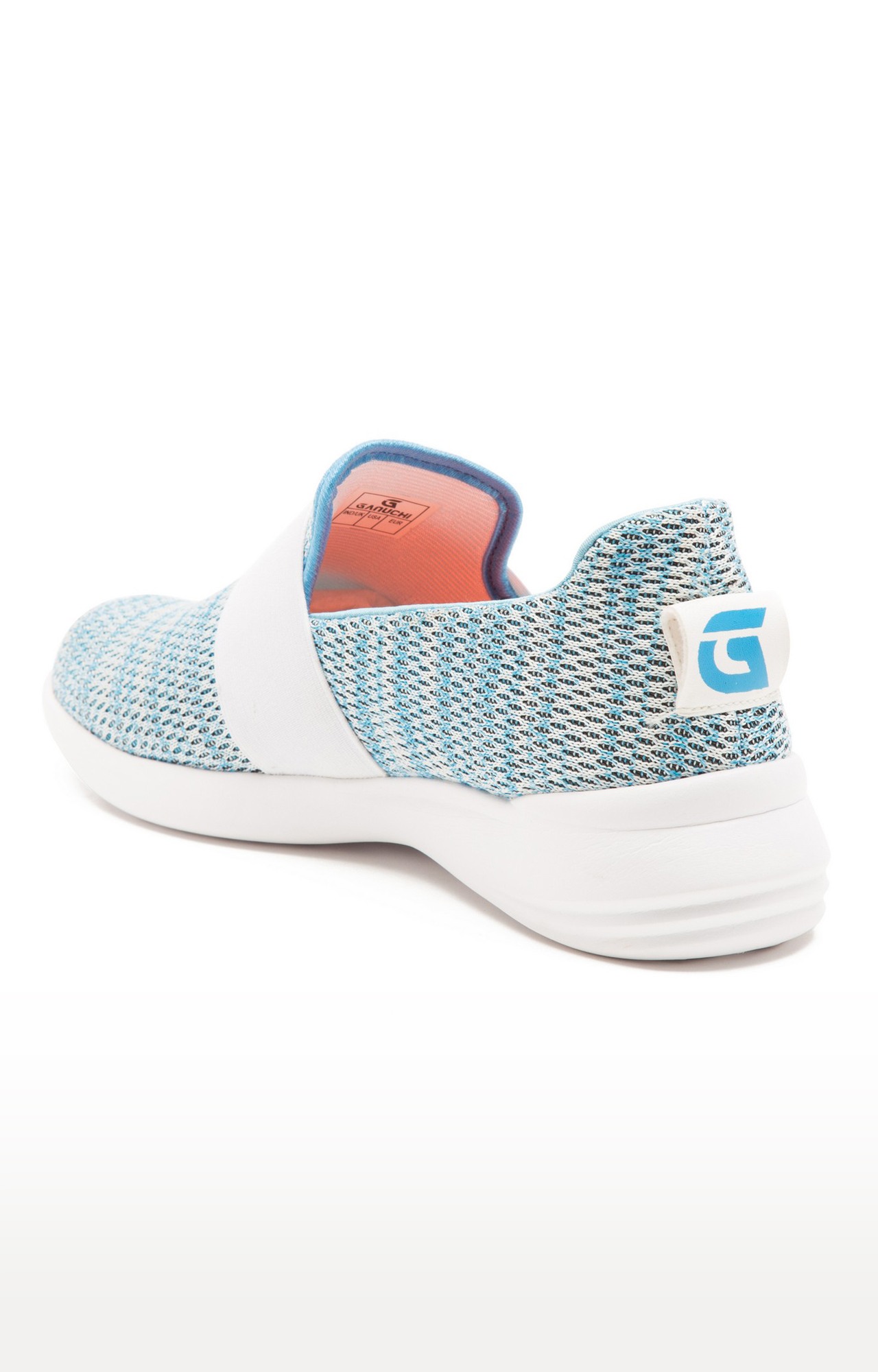 Ganuchi by Franco Leone Women's Mesh Navy Blue Running Shoes