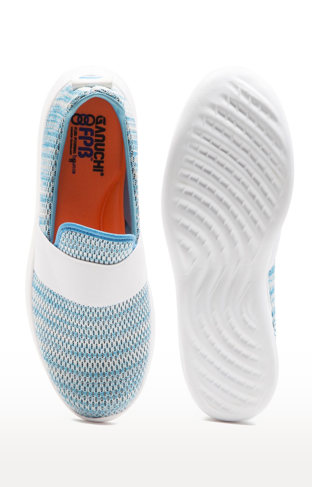 Ganuchi by Franco Leone Women's Mesh Navy Blue Running Shoes