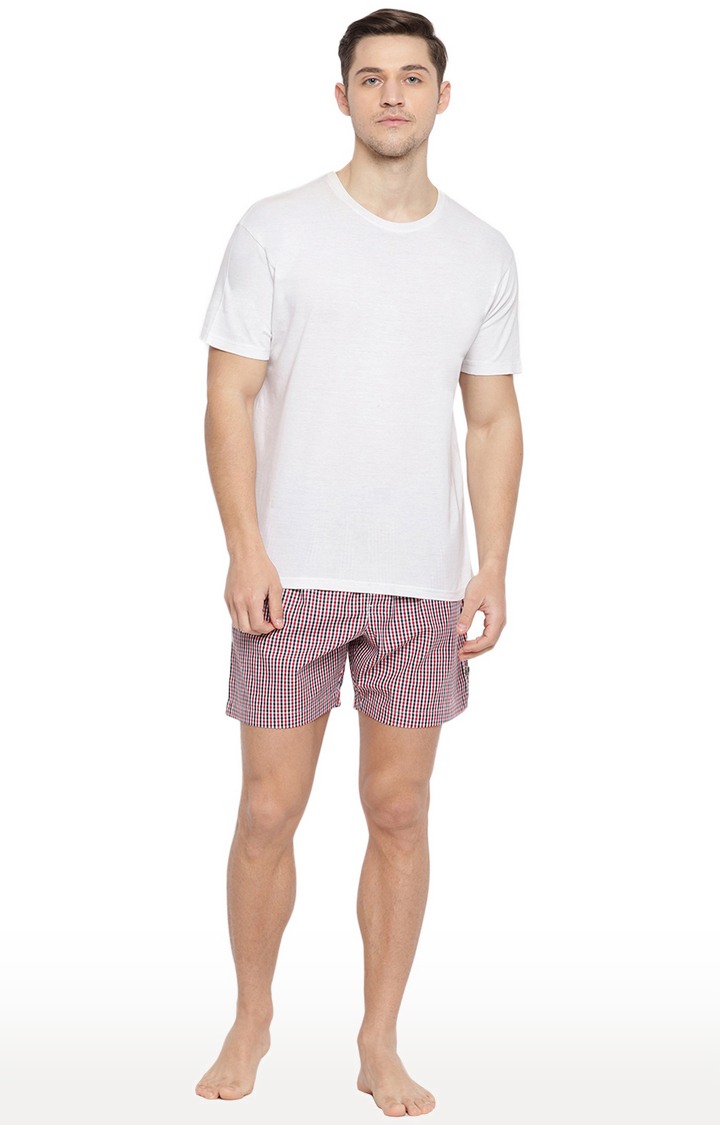 Red and Blue Checky Chic Boxers