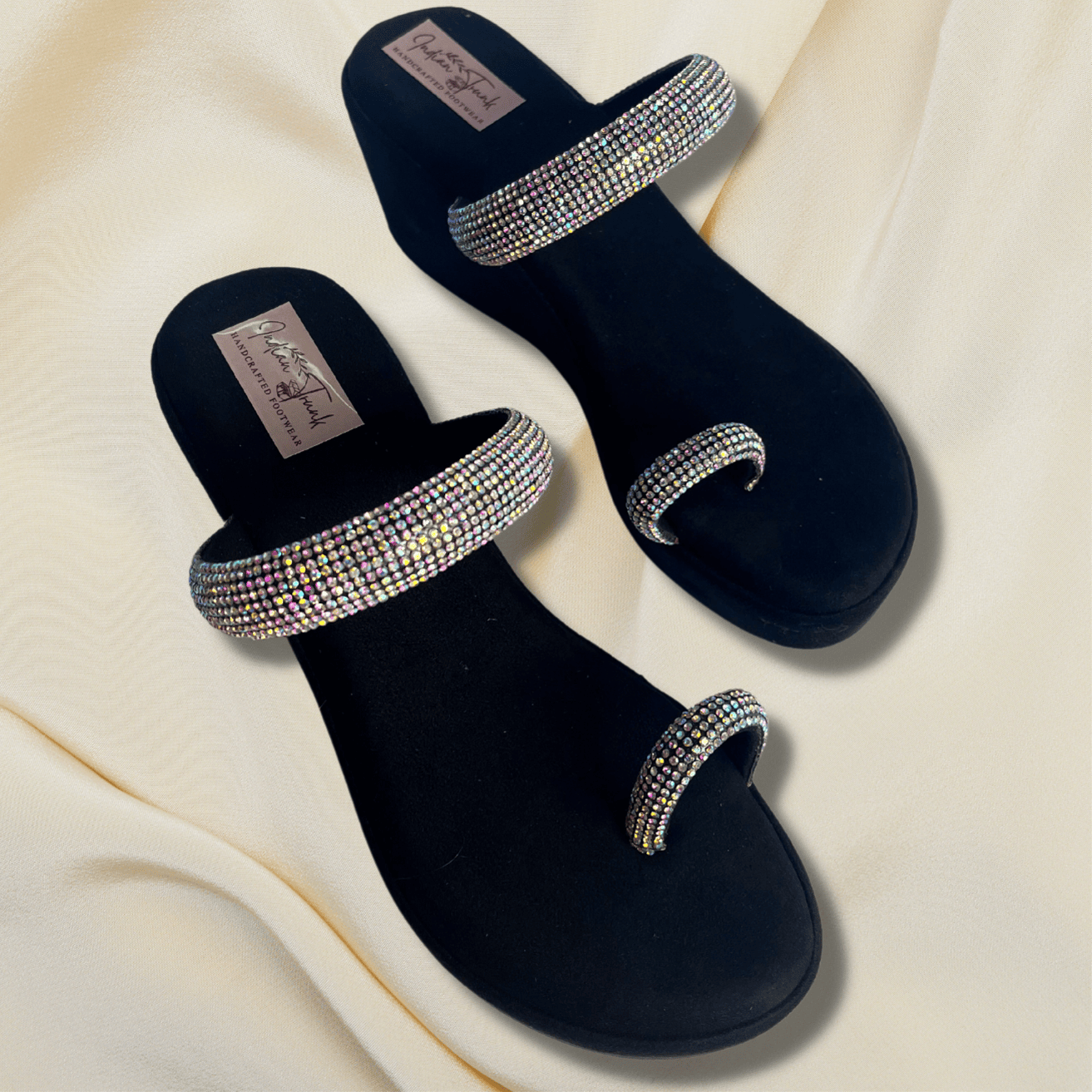 Comfy One Toe Wedge Heels