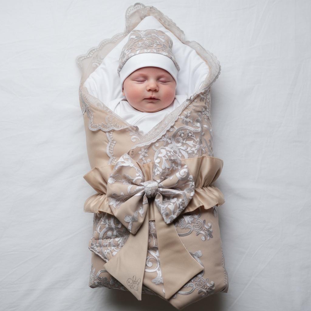 Golden Grace Baby Drape Set | Baby Aroosa