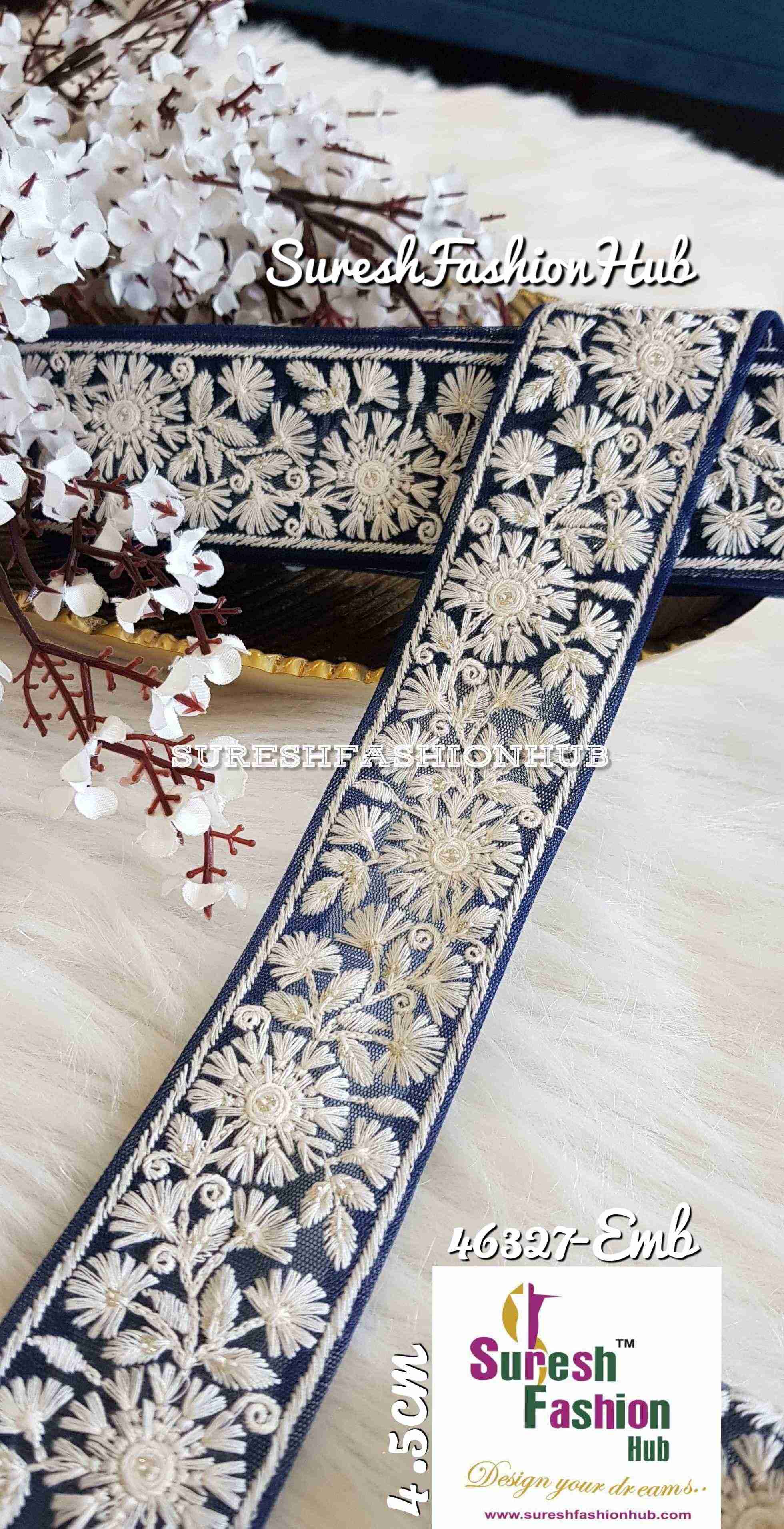 Meshmerized Navy Blue Trim