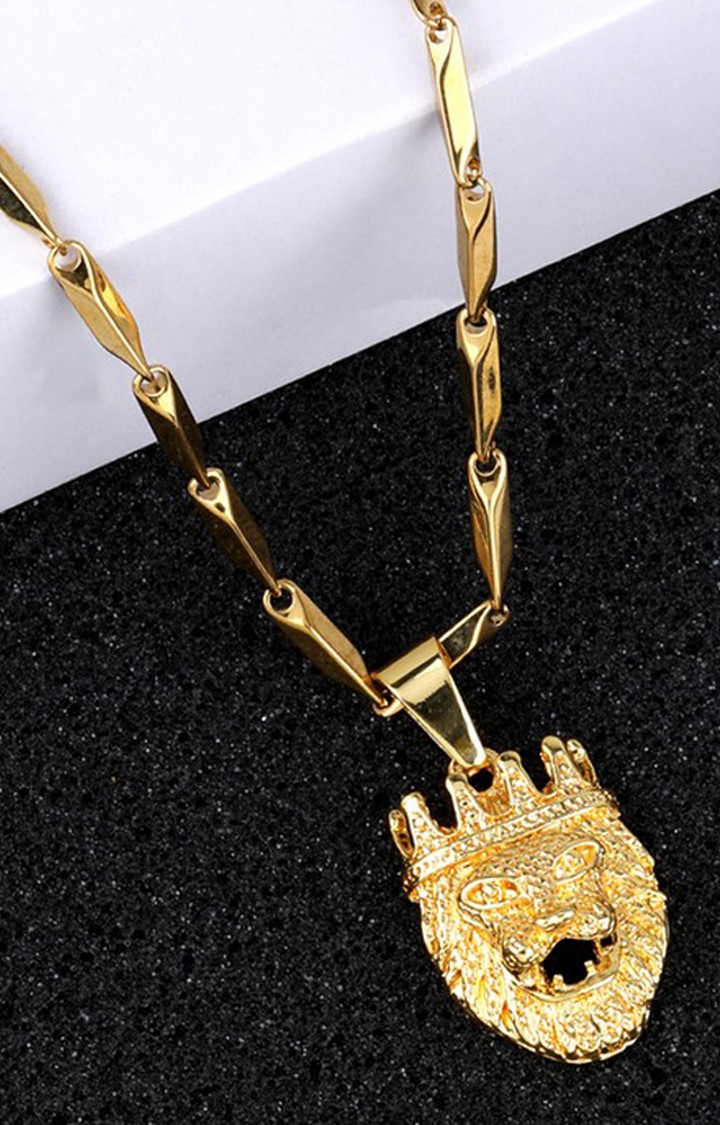 Paola Gold Plated designer Pendent Chain For Man And Boy