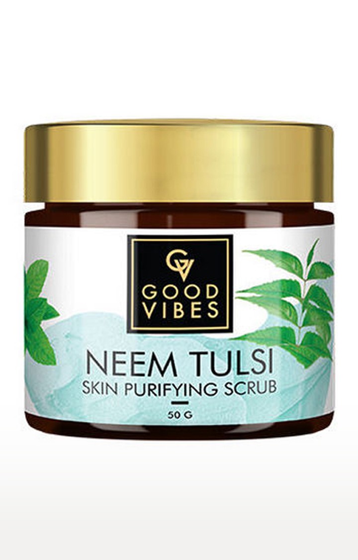 Good Vibes Purifying Face Scrub - Neem Tulsi (50 g)