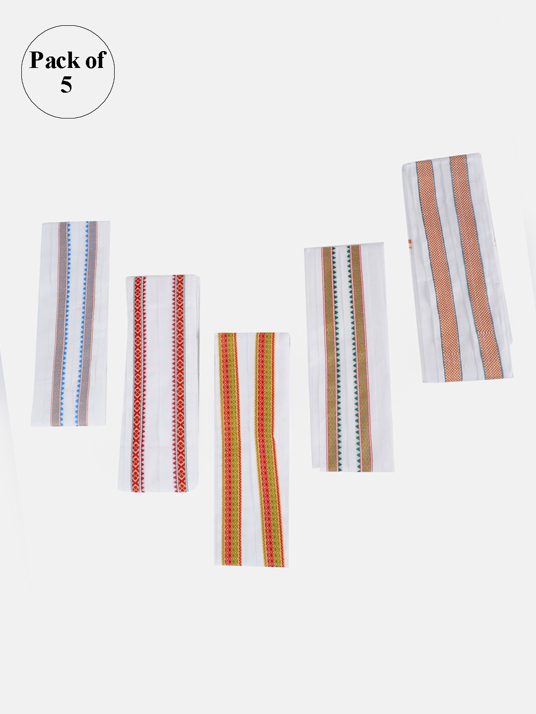 Ramraj Cotton Pure Cotton Towel Pack of 5