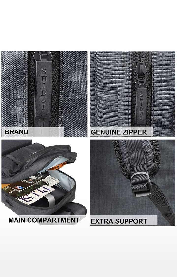 Shibui Mayfair Unisex Waterproof Backpack Bag With Usb Charging Point ...