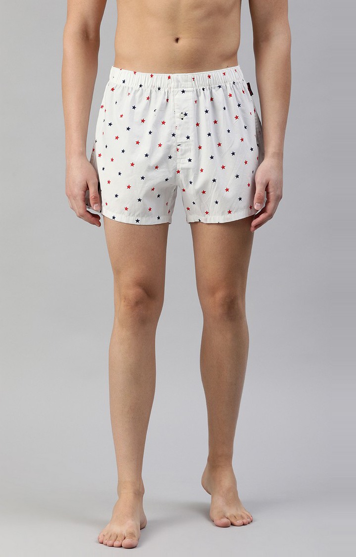 Men Multi-Coloured Boxers (Pack of 2)