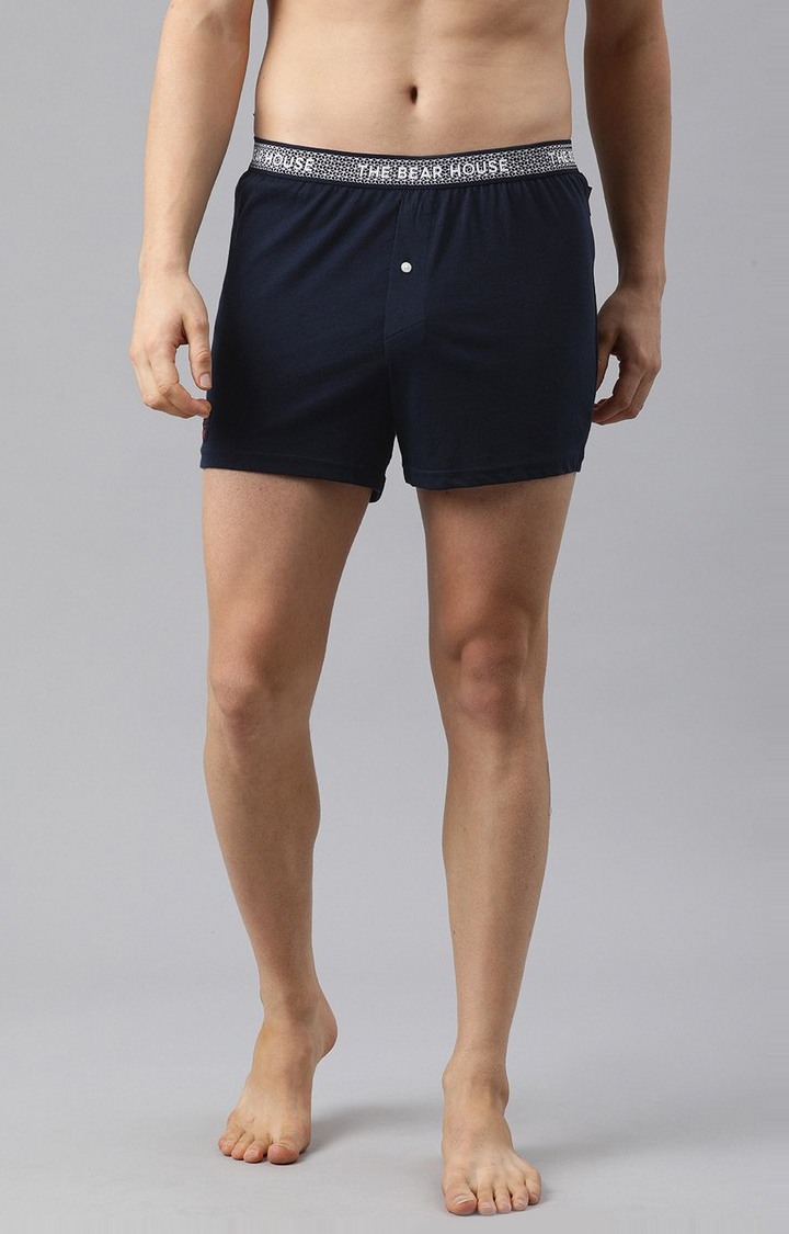 Men's Printed Knitted Boxers (Pack of 2)