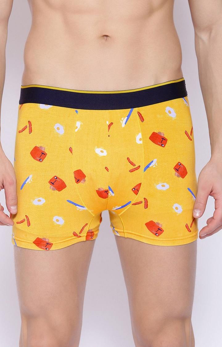 Bummer Brekkie Multi-Coloured Micro Modal Trunk for Men