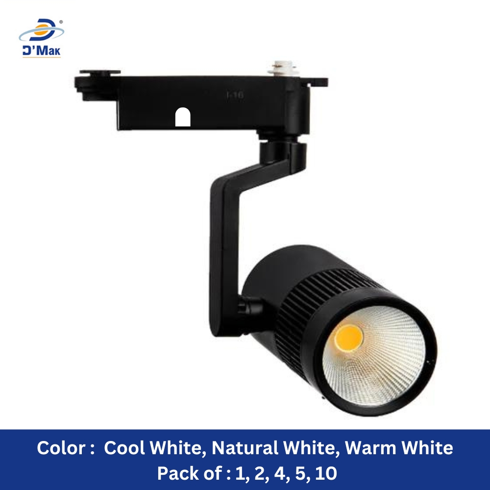 30 Watt LED Warm White Color Black Body Track Light For Focusing Wall ...