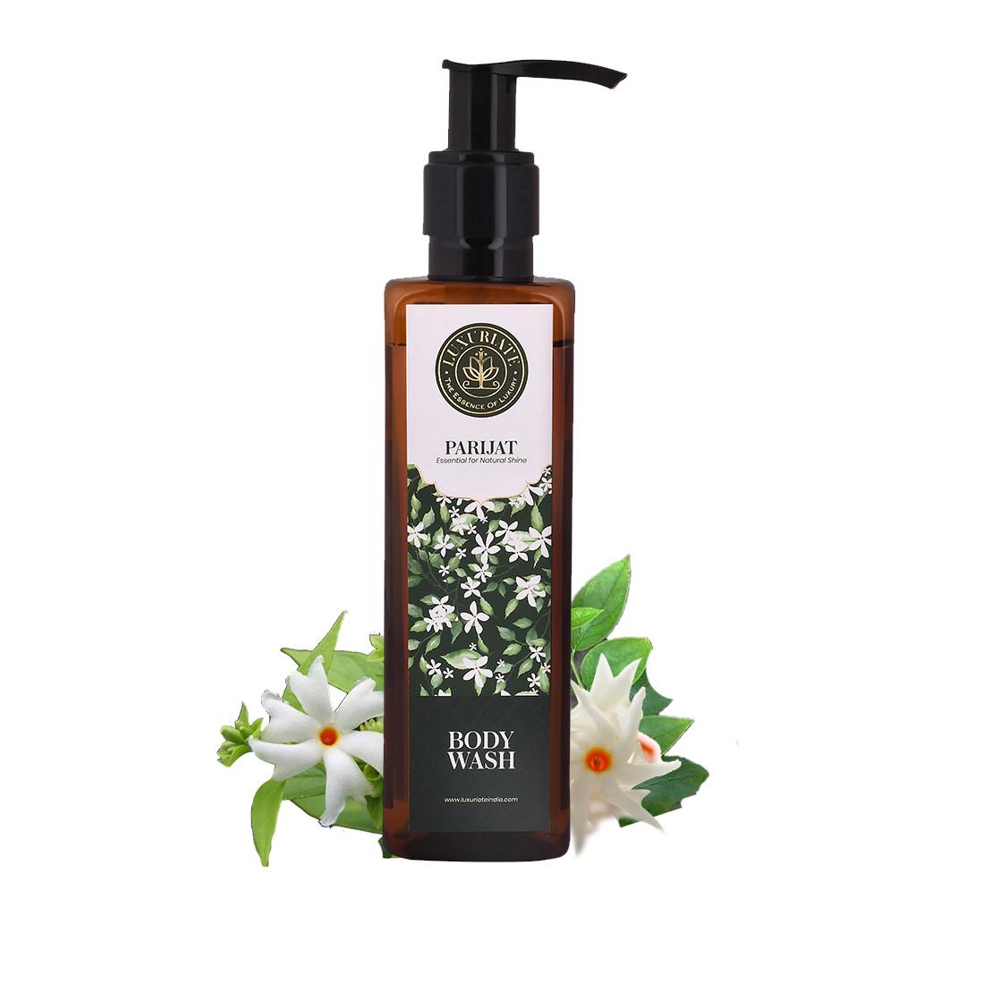 LUXURIATE Parijat Body Wash Shower Liquid for Natural Shine for Men and ...