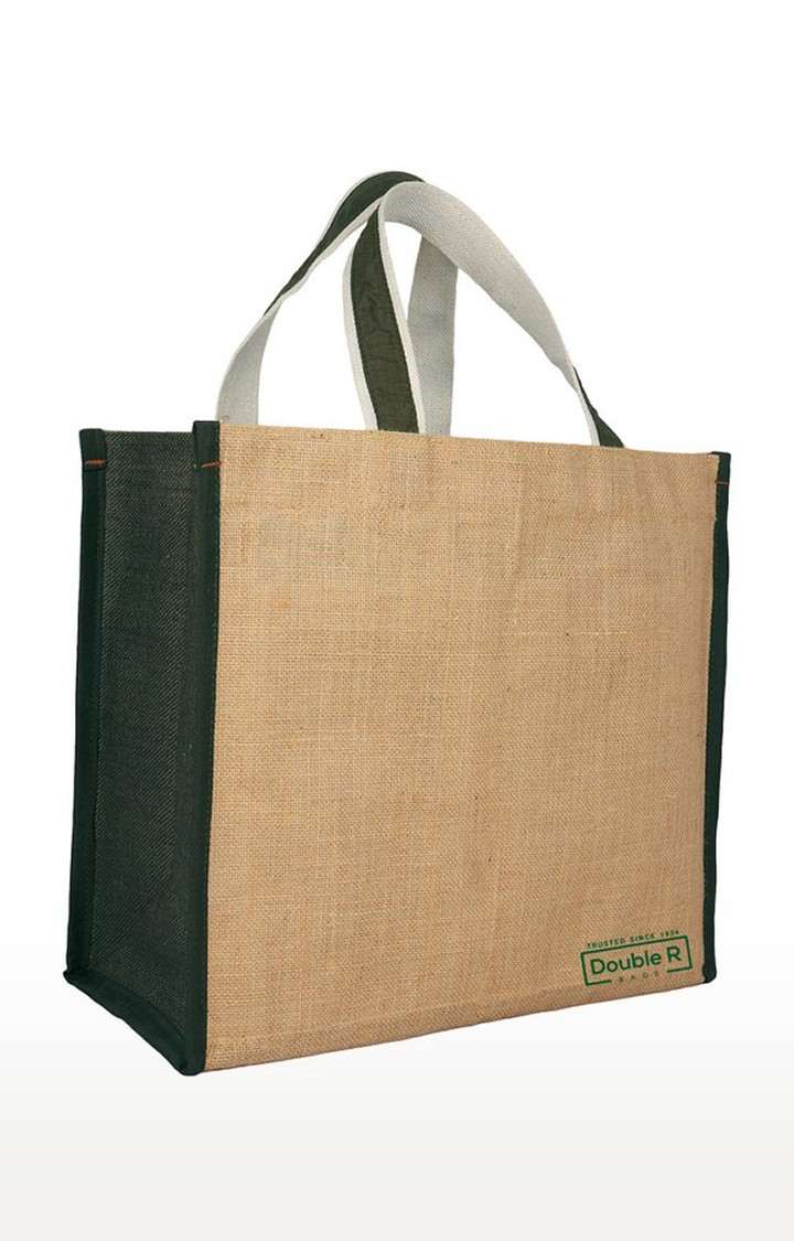 Double R Bags Big Heavy Duty Eco Reusable Plain Jute Cloth Shopping ...