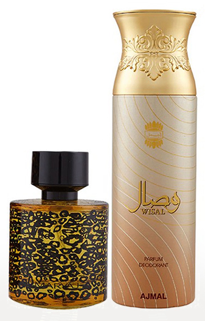 Maryaj Wild Speed Eau De Parfum Perfume 100ml for Men and Ajmal Wisal ...