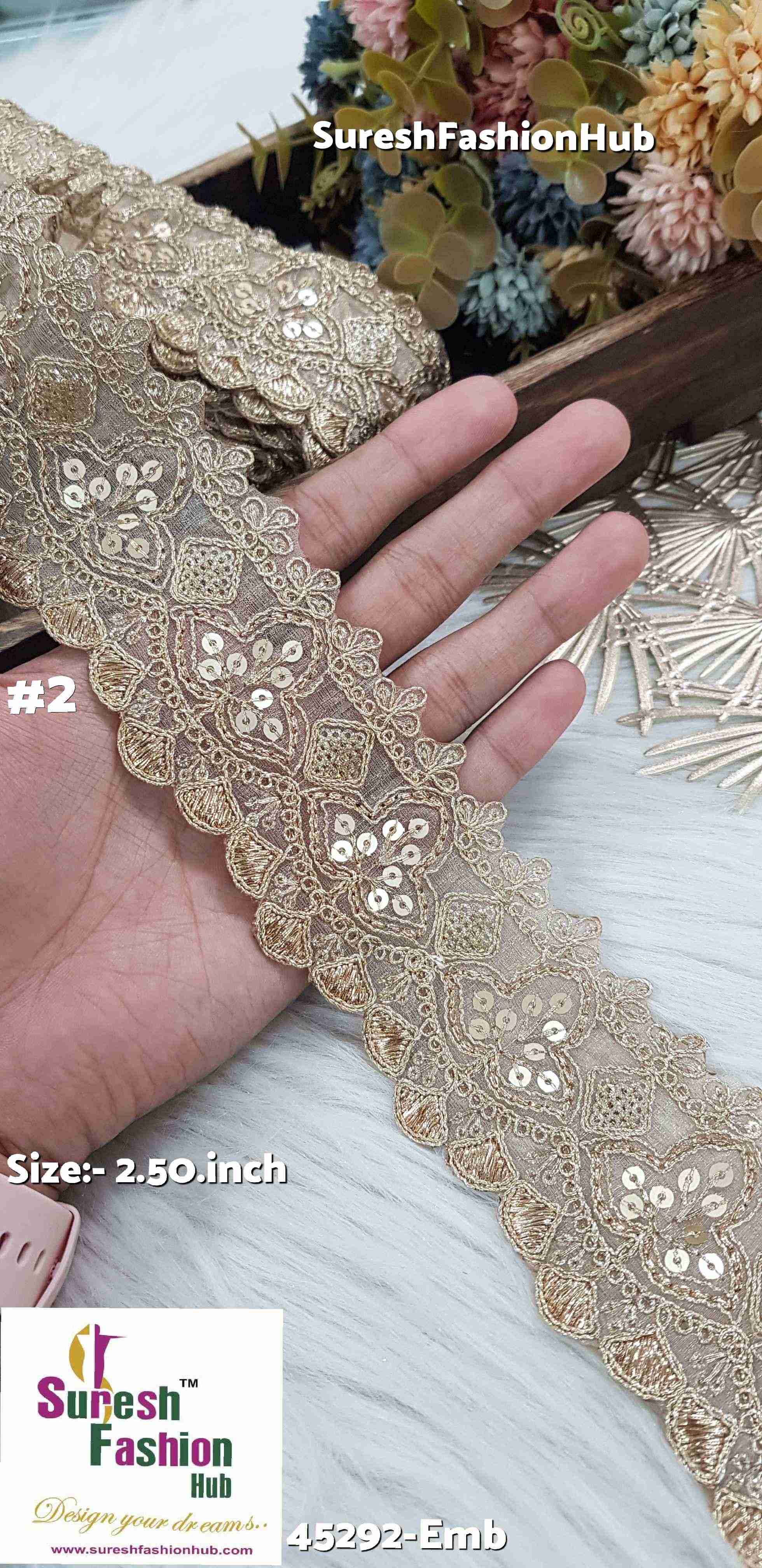 Water Silver Sparkle Cutwork Lace