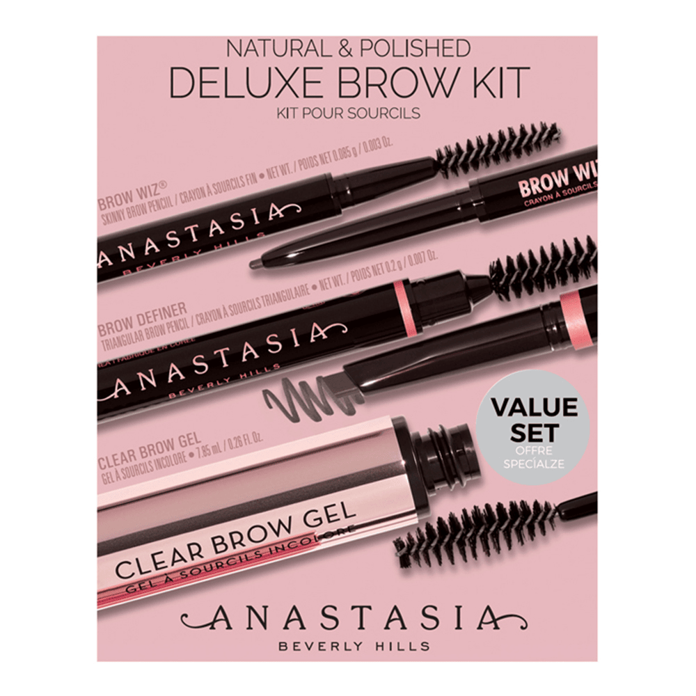 Natural & Polished Deluxe Brow Kit • Ebony