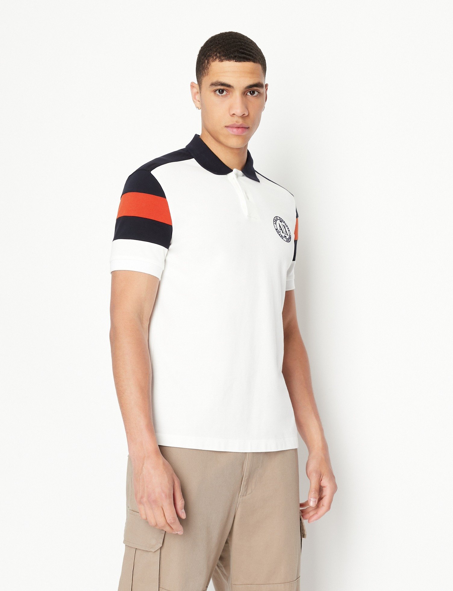 Regular Fit Polo T-Shirt With Flocked Logo