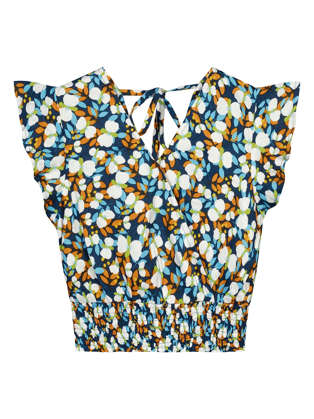 Budding Bees Girls Neon Striped Smocked Set