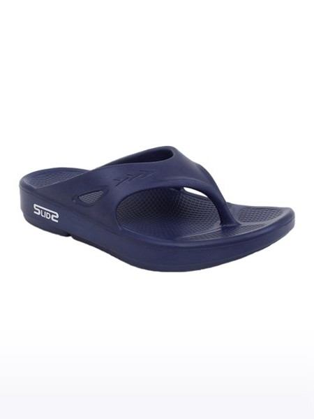 Men's Blue Mesh Slippers