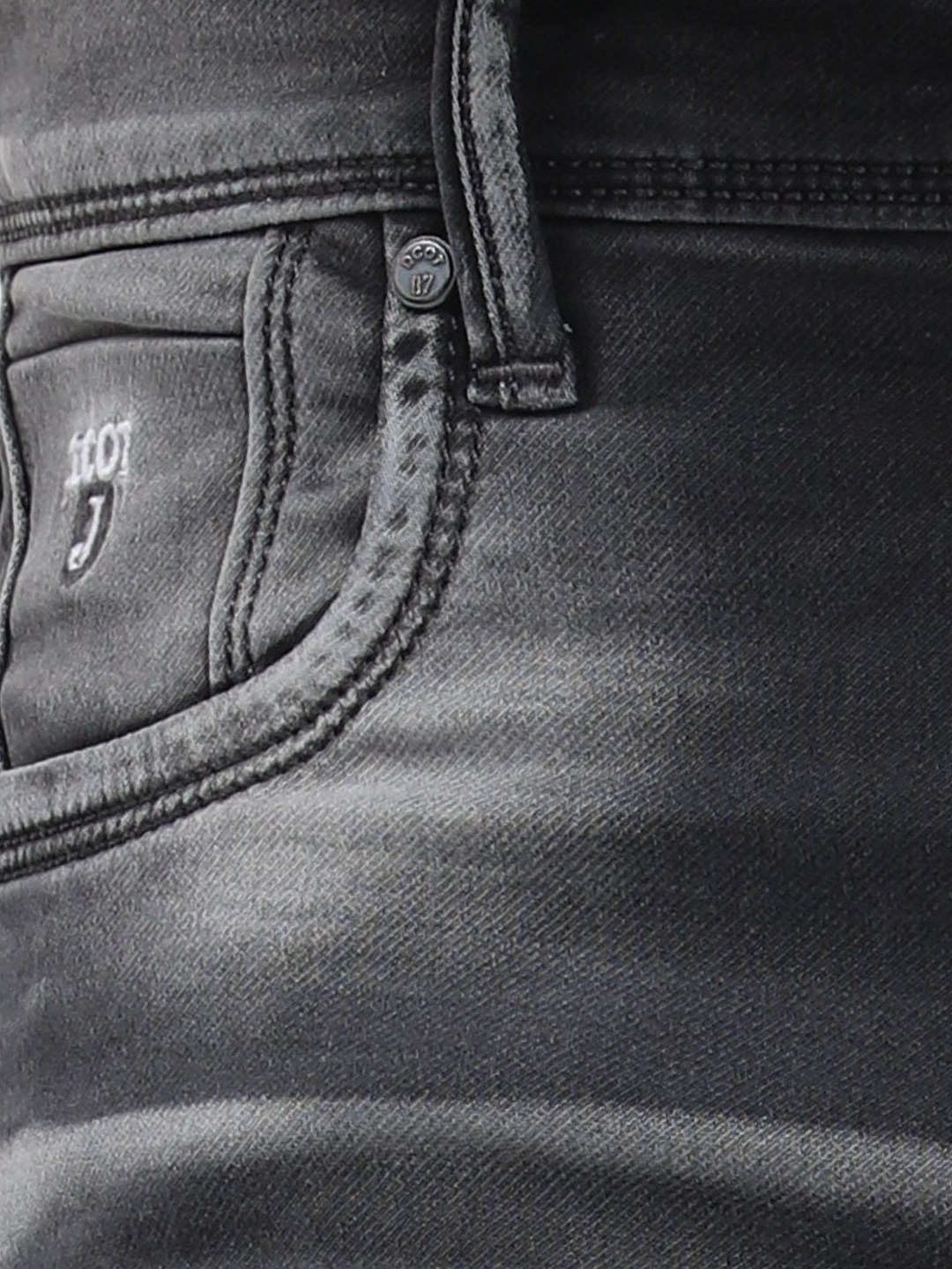 D'cot by Donear Men's Black Cotton Jeans