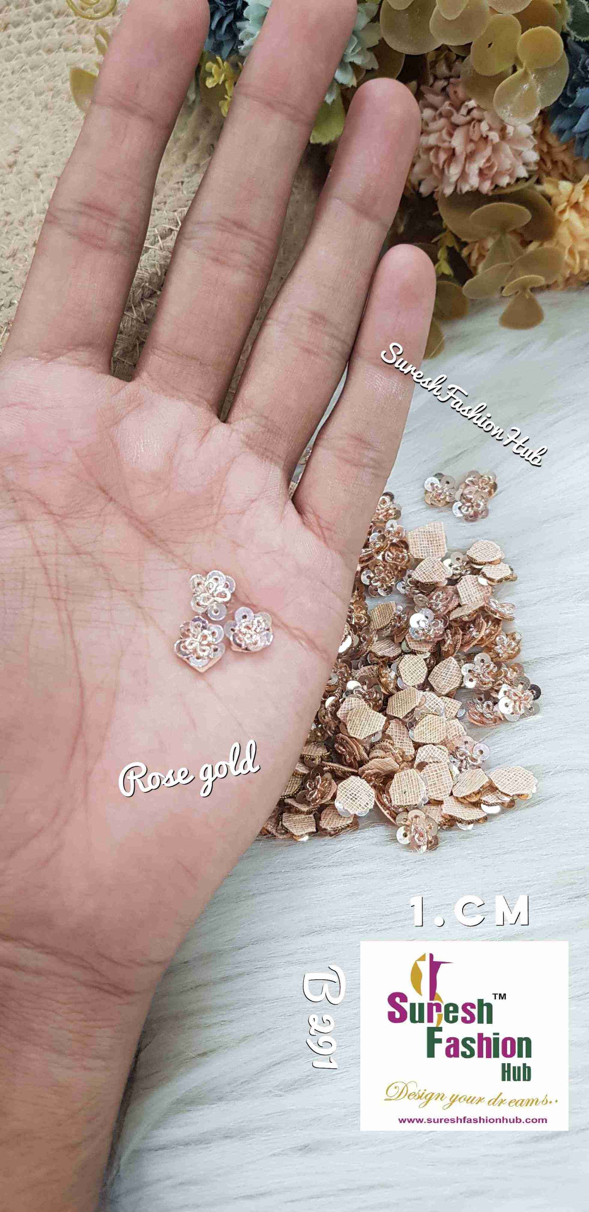 Rose Gold Floral Elegance Hand-Stitched Butties Pack