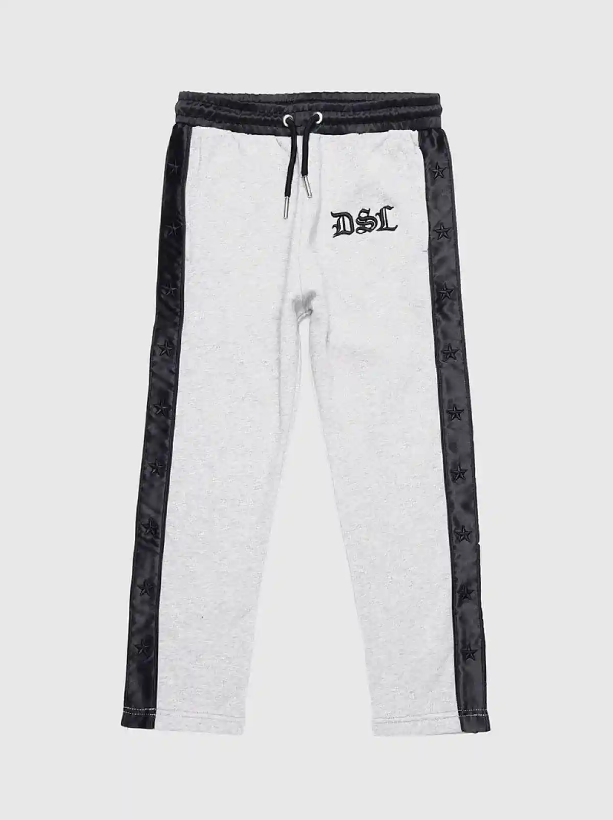 Grey Embroidered jogging pants