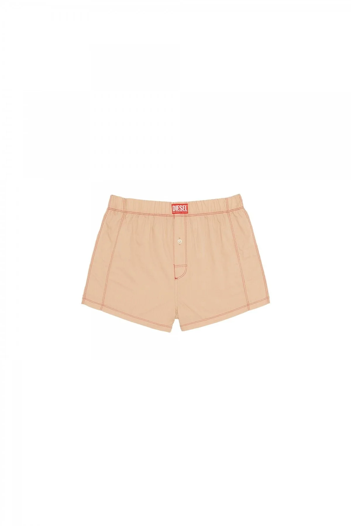 Pink Cotton boxers with contrast stitching