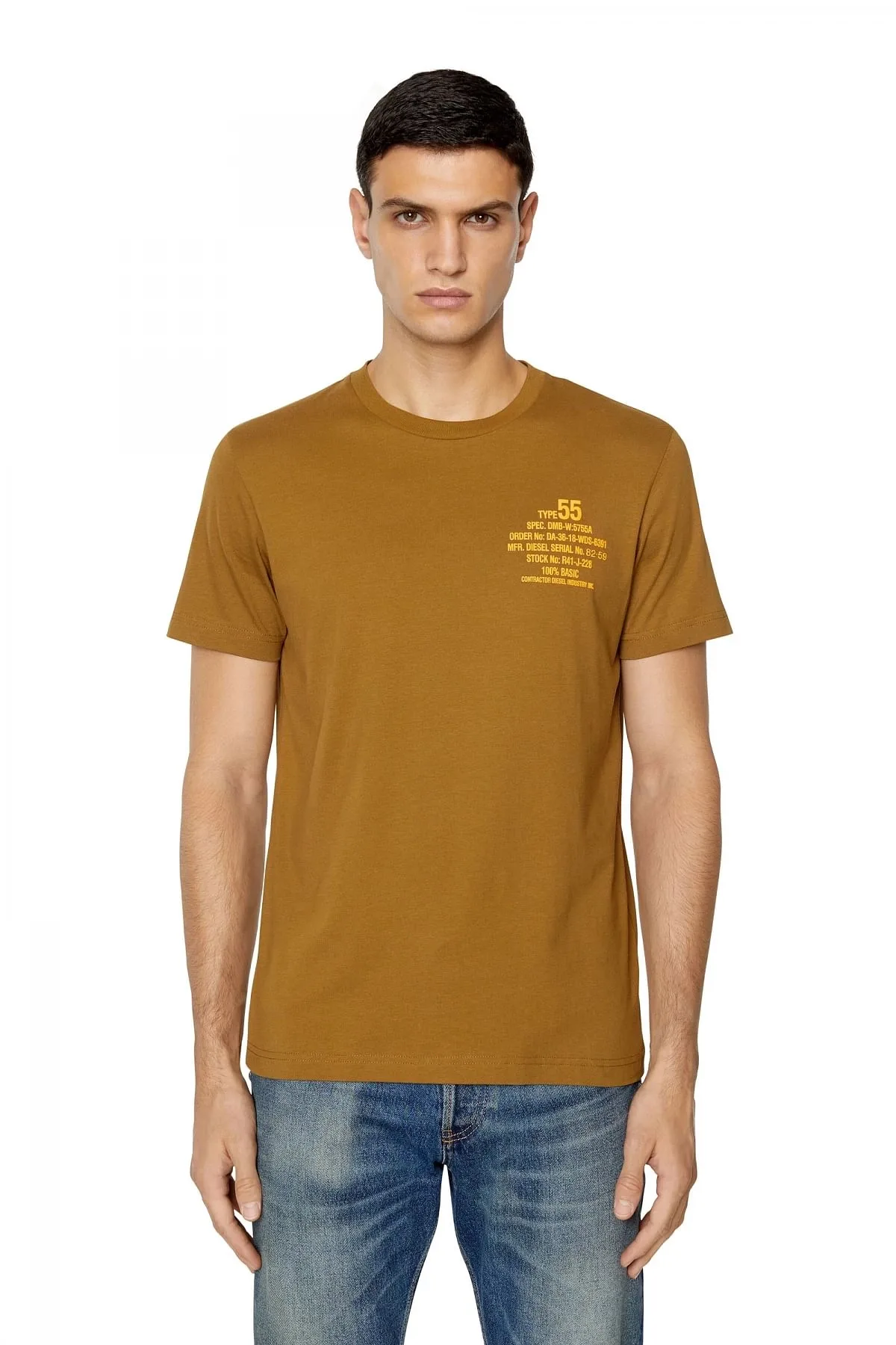 Green T-shirt with Serial Number logo print