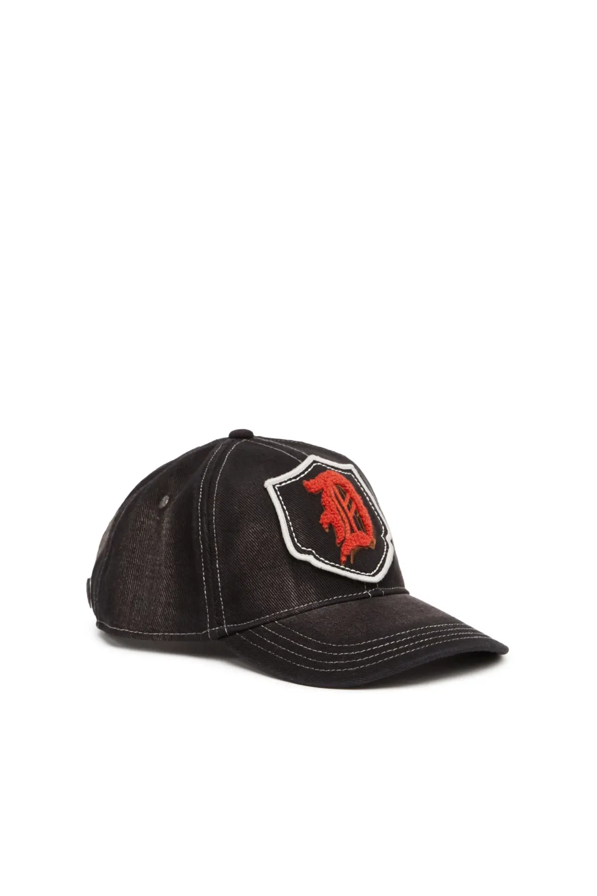 Black Baseball cap with Terry patch