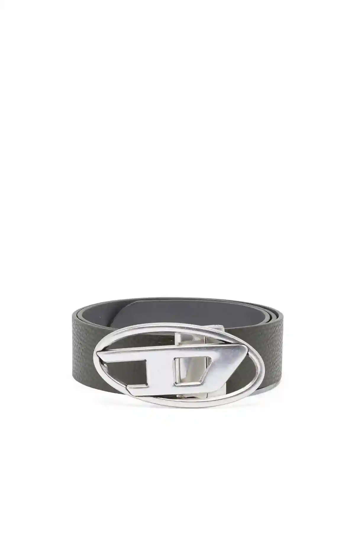 Grey Reversible leather belt