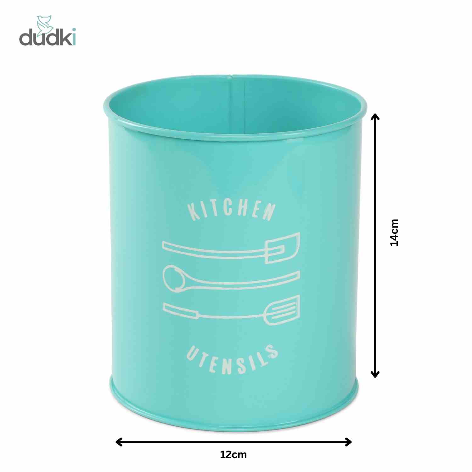 Dudki Powder Coated Kitchen Cutlery Holder for Spoon and Fork Organiser ...